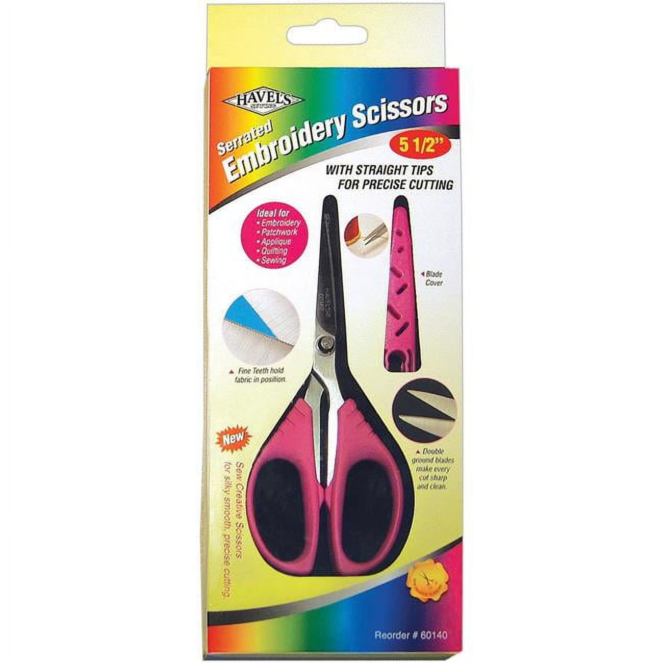 Havel's Sew Creative Embroidery Scissors, 5-1/2", Pink - Walmart.com