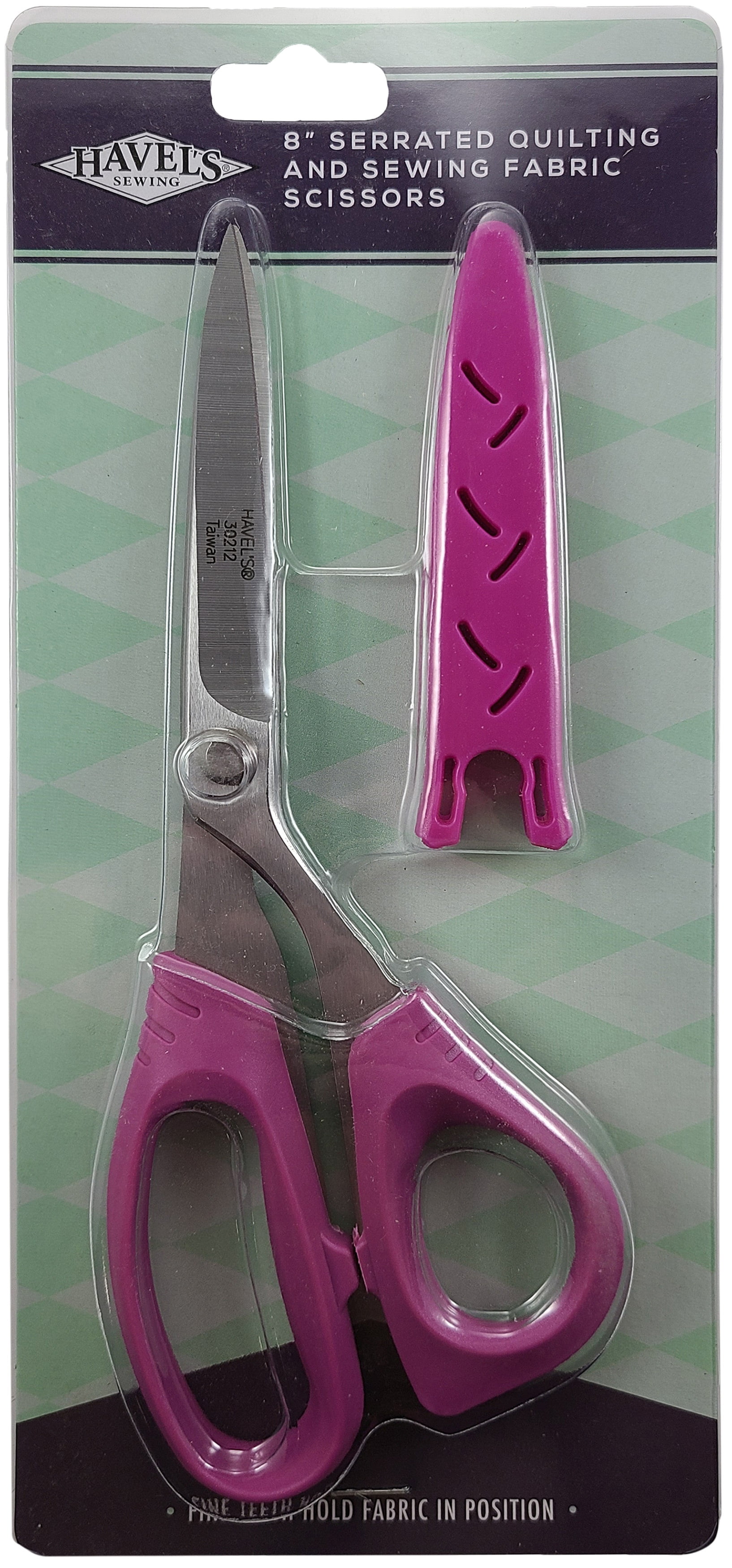 Havel's Sew Creative Serrated Quilting/Sewing Scissors-8" - Walmart.com