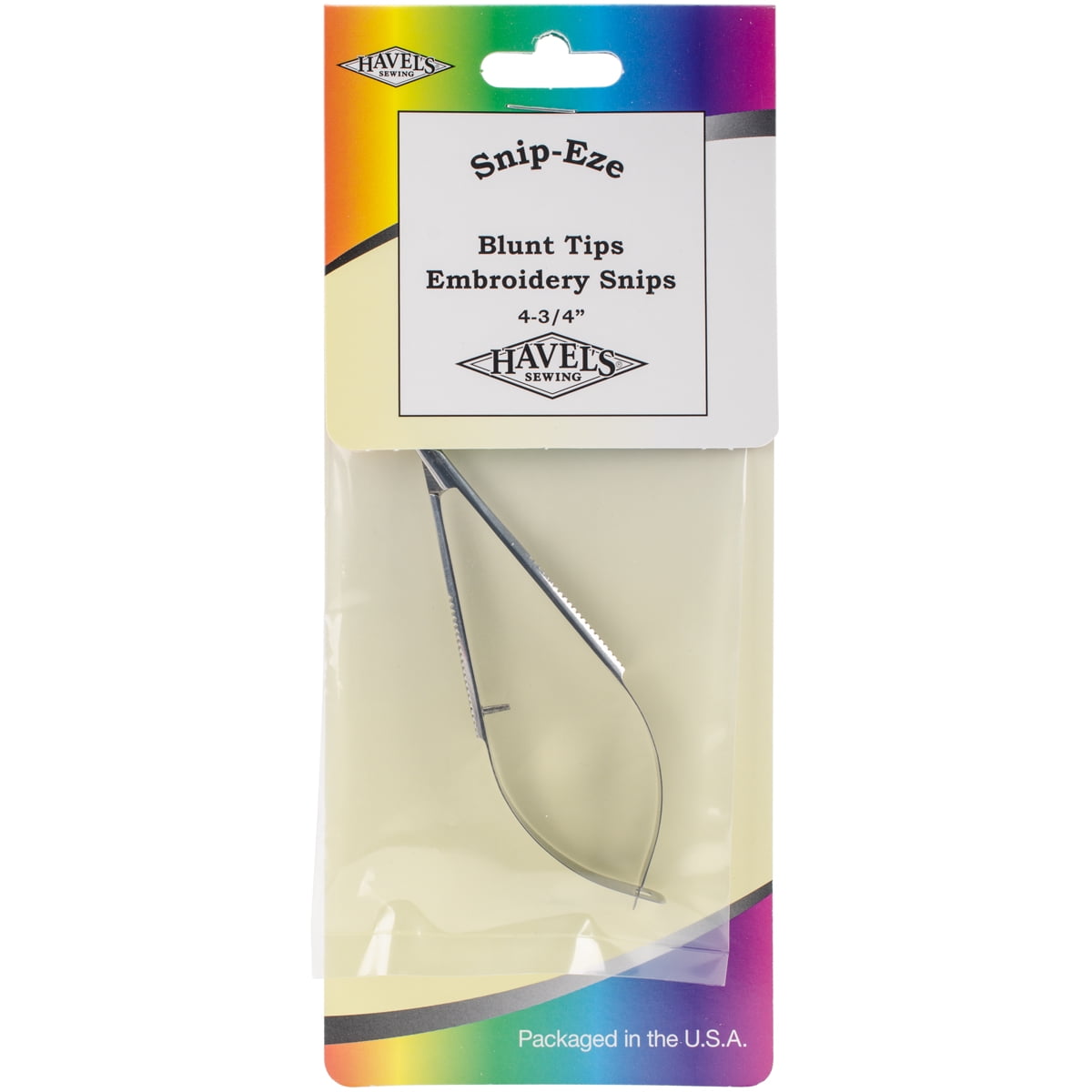 Havel's Snip-Eze Embroidery Snips 4.75"-Blunt Tip - Walmart.com