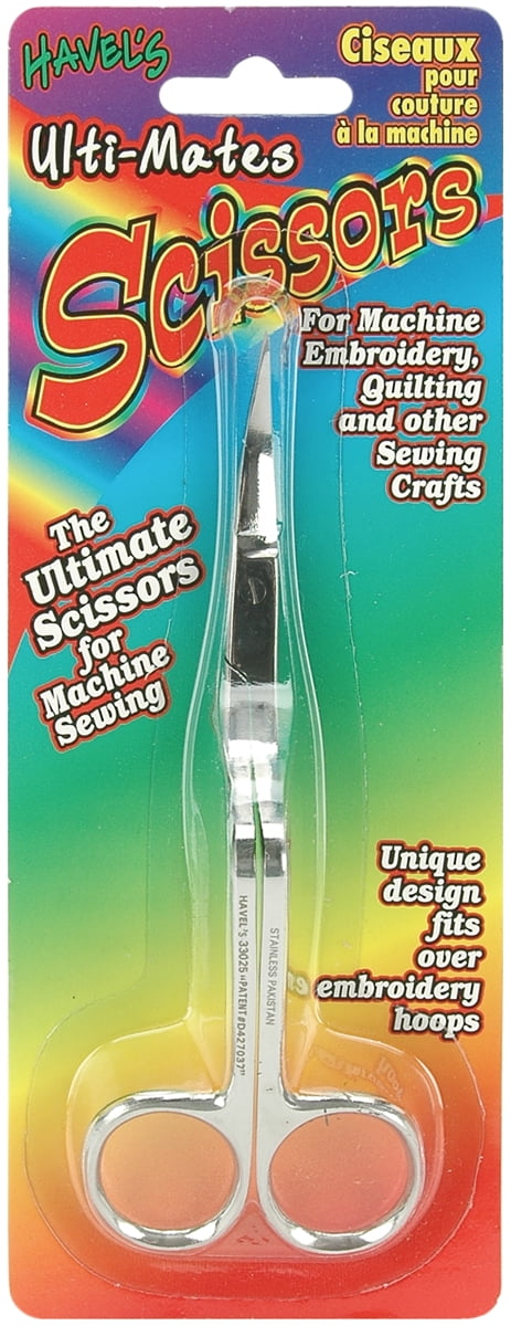 Havel's Ultimate Angled Machine Embroidery Scissors 5.25" - Walmart.com