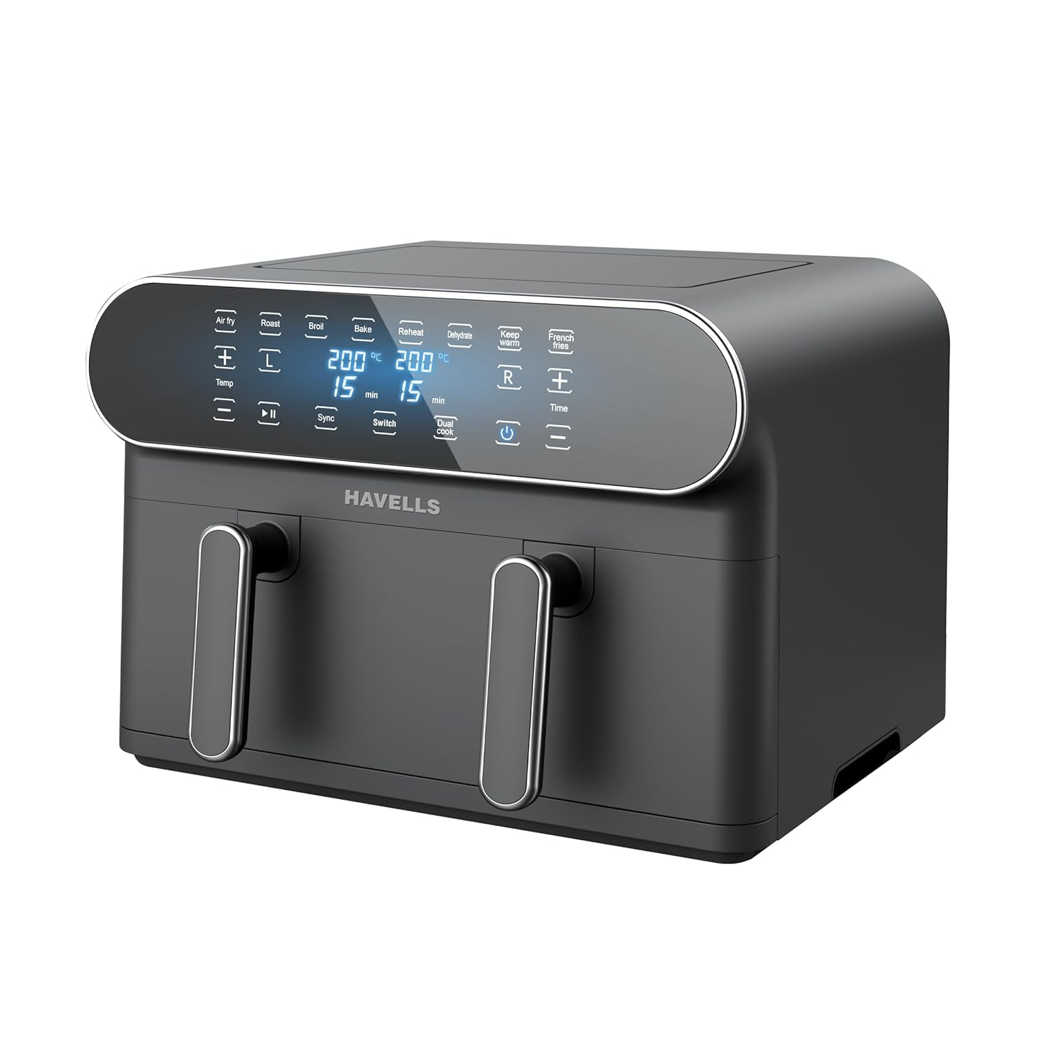 Havells Air Fryer Prolife Delicia 1700 Watt 85 Less Oil 105L Pan 8 Auto ...
