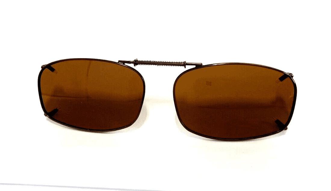 Haven Fits Over Clip On Sunglasses Rec 5 48 Brown Full Frame with Case ...