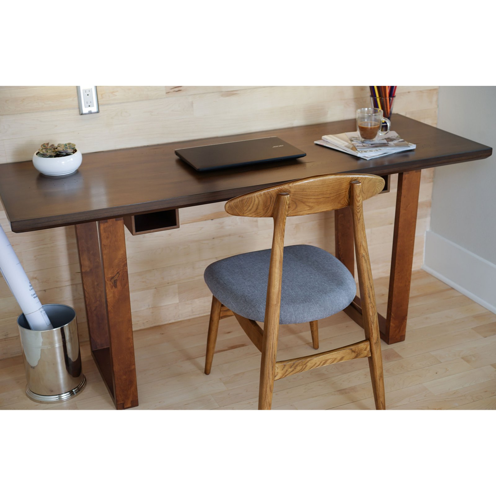 Haven Home Aiden Two-Tone Writing Desk - Walmart.com