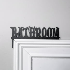 Halloween Bathroom Sign