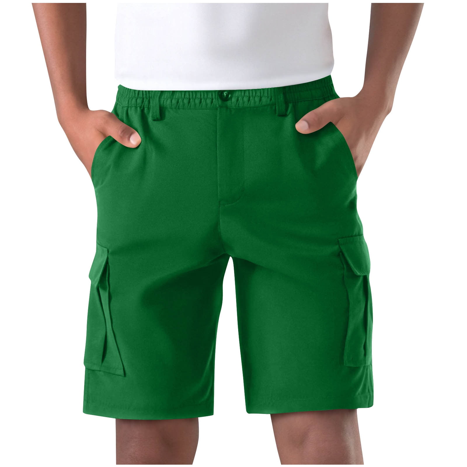 Havenre Long Cargo Shorts for Men with Multi-Pockets Relaxed Fit Casual ...