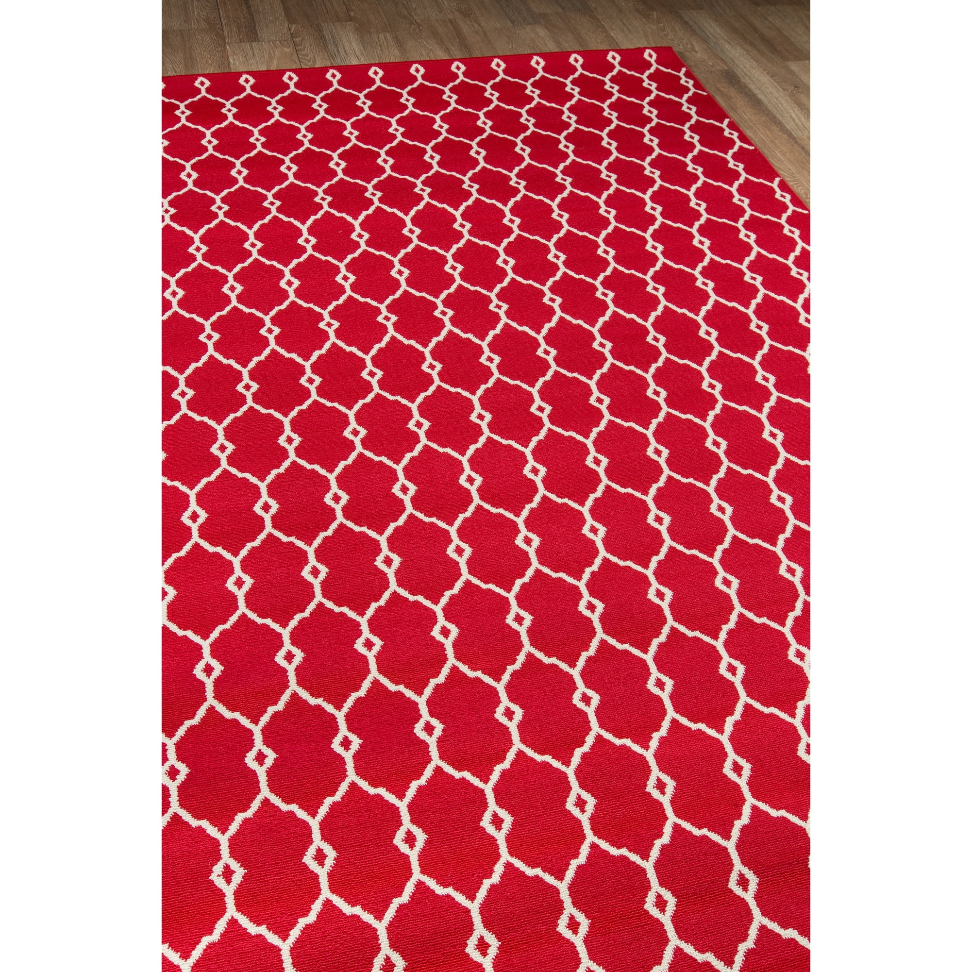 Havenside Home Baja Trellis Indoor Outdoor Rug Red 7'10" x 10'10" 8' x ...