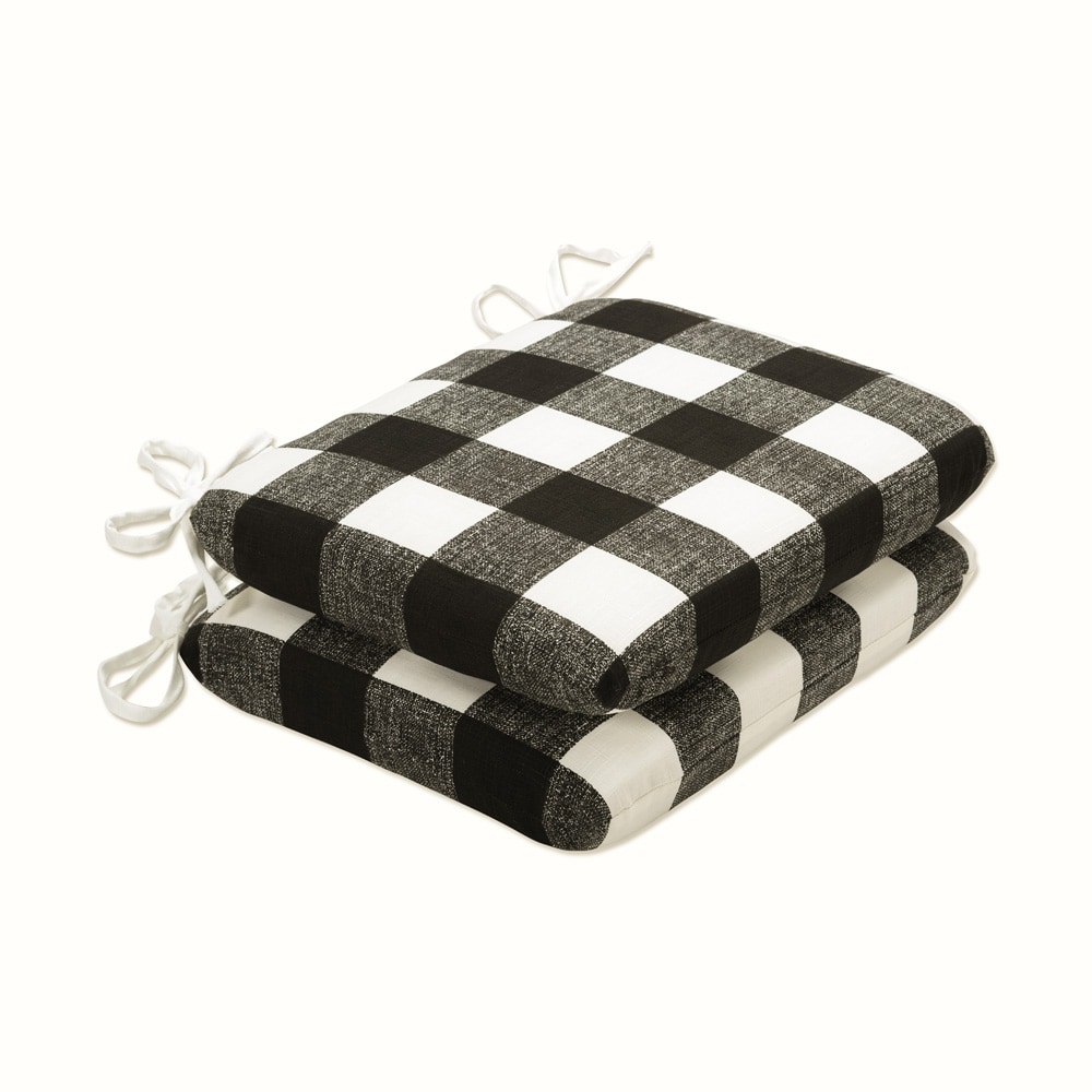 Havenside Home Boulder Bay Buffalo Check Rounded Corners Seat Cushion ...
