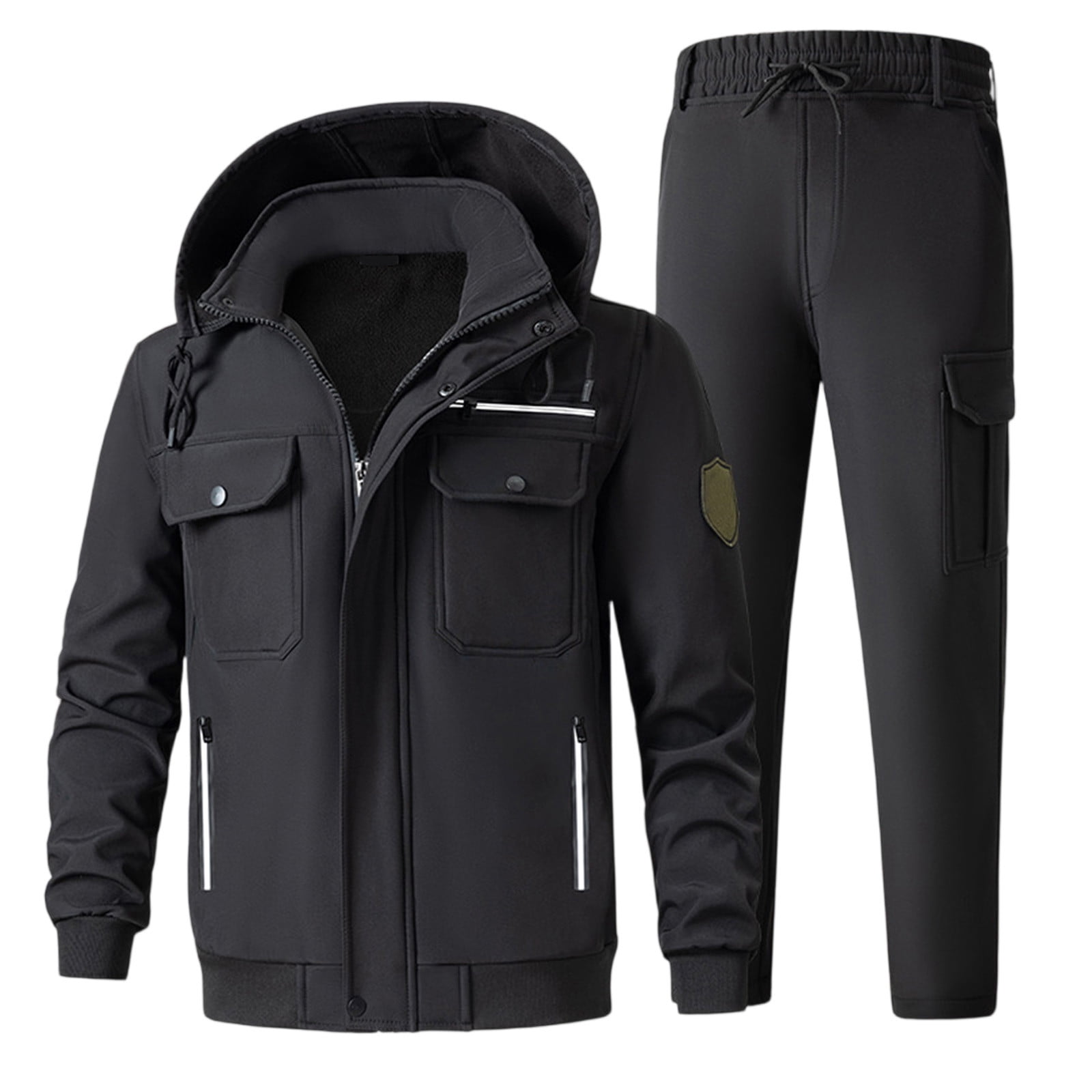 Havenx Men's Tracksuits Sweatsuits Athletic Jogging Tactical Suits Snow ...