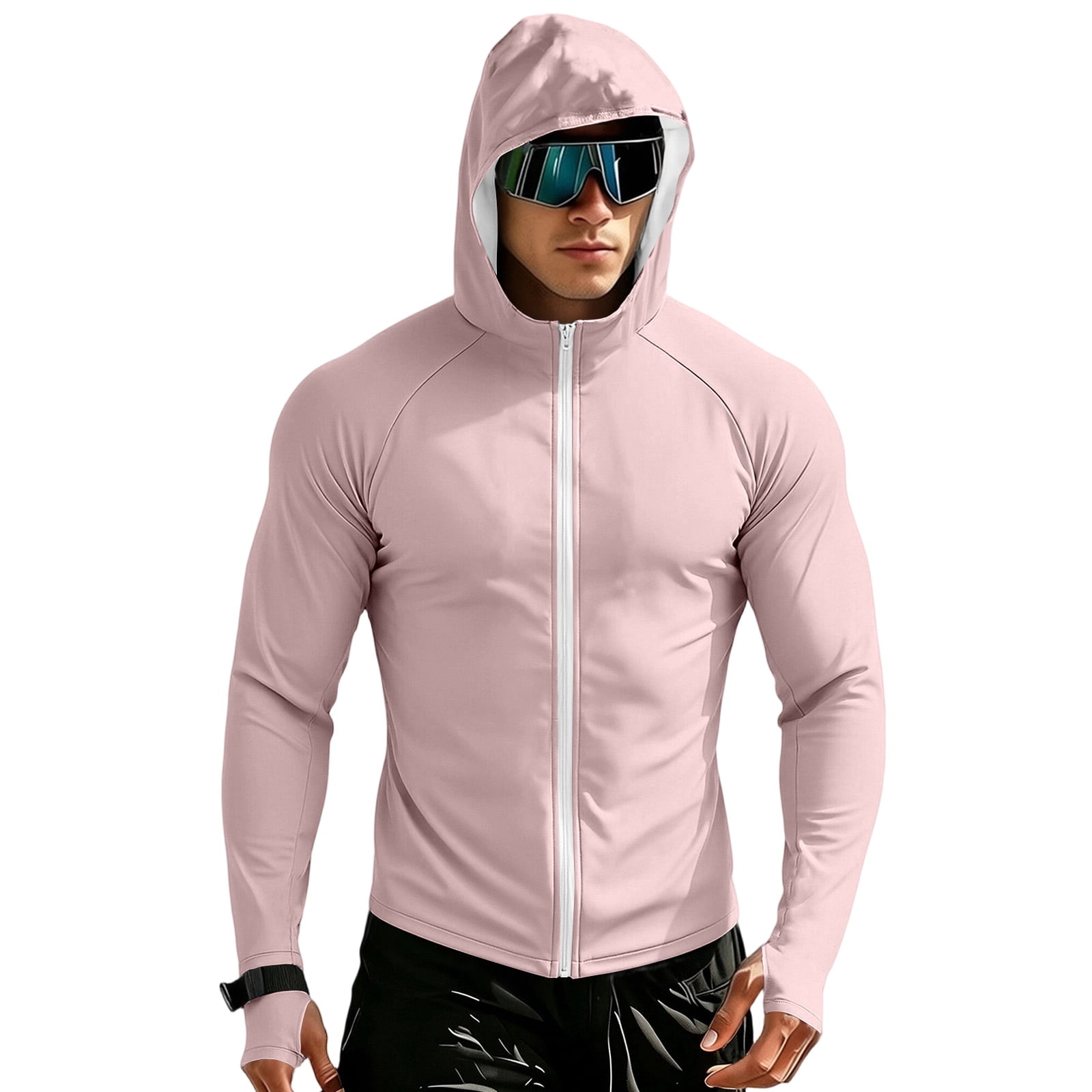 Havenx Mens Upf 50+ Fishing Jackets Long Sleeve Full Zip Jacket ...