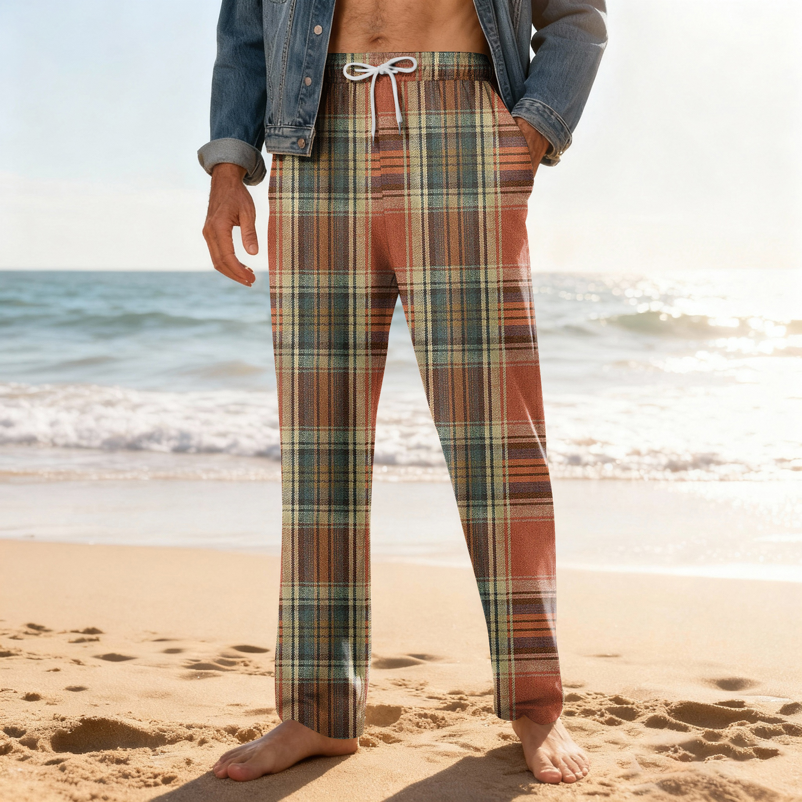 Havenx Plus Size Pajama Pants Plaid Comfy Plaid Pants Cute ComfortSoft ...
