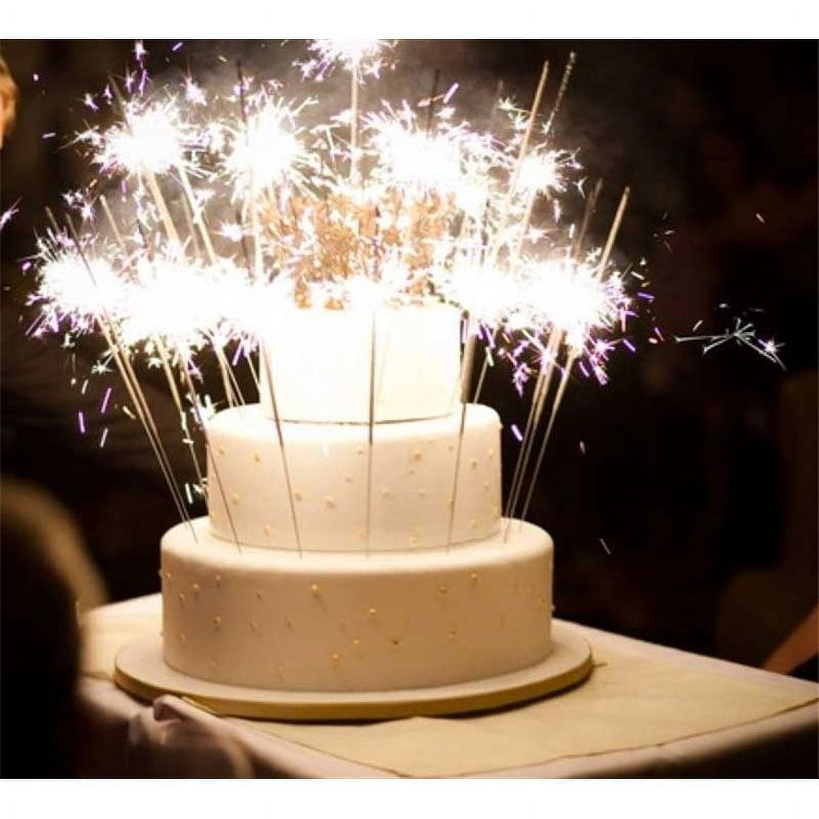 Birthday Sparkling Party Fun Cake Sparklers Candles, 8 Count - Walmart.com