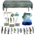 Havercamp Fishing Party Decorations Kit! Includes:1 Lg. Bass ...