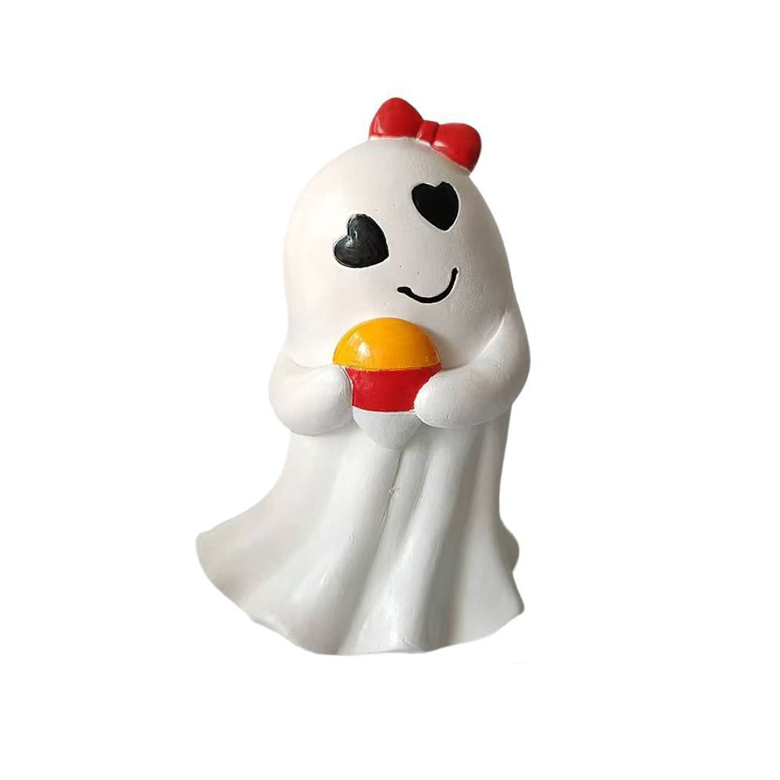 Havghivg Ghost Decor Ceramic White Figurines Ghost Statue Spooky ...