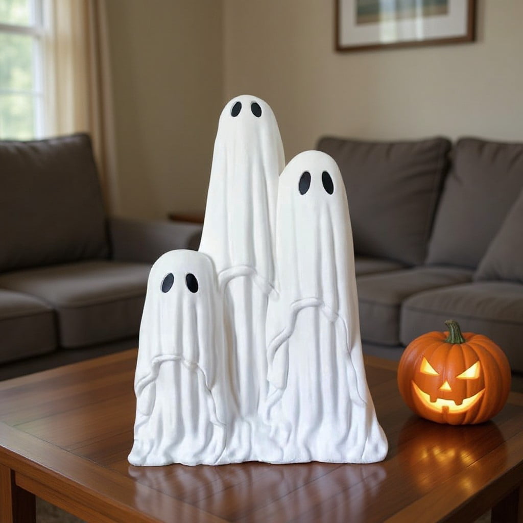 Havghivg Halloween Decoration Indoor Essential, Ghost Shape Ornaments ...