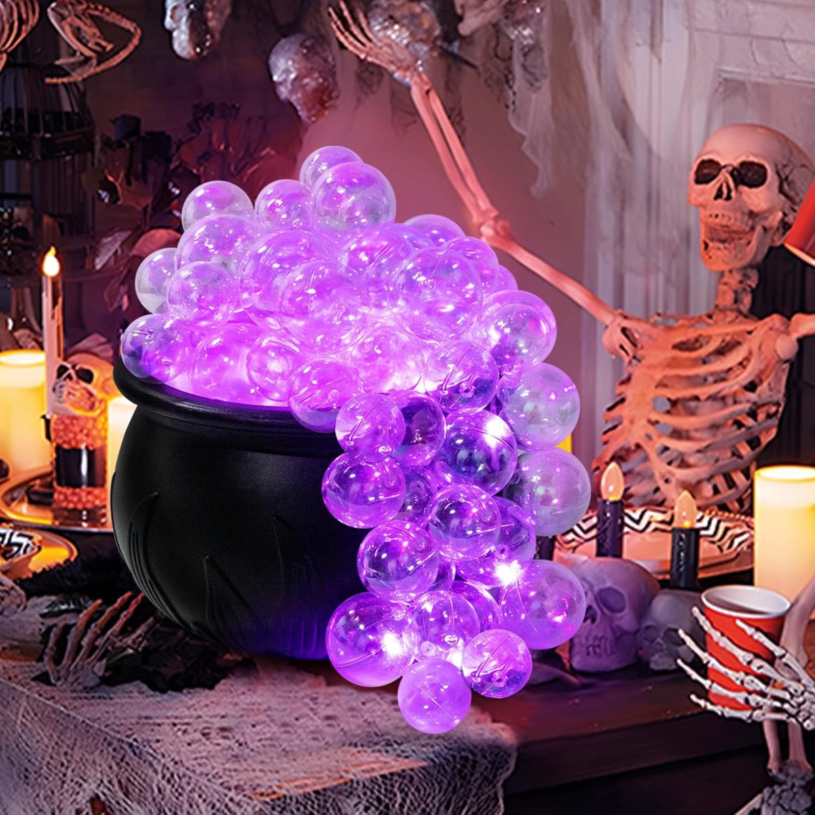 Havghivg Halloween Decorations Indoor DIY Bubbling Cauldron Set ...