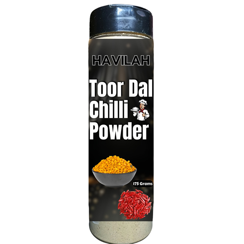 Havilah Toor Dal Chilli powder, 175 g With Sprinkler Bottle, Toor Dal ...