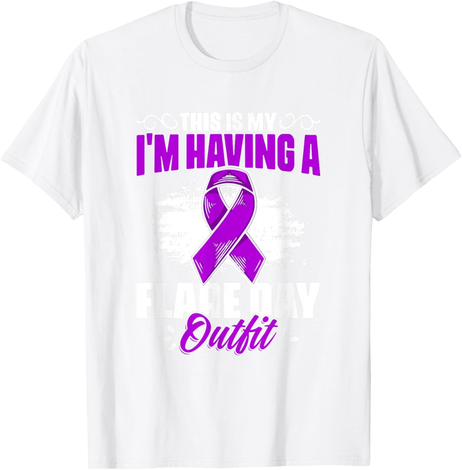 Having A Flare Day Fibro Fibromyalgia Survivor Fibromyalgia T-Shirt ...