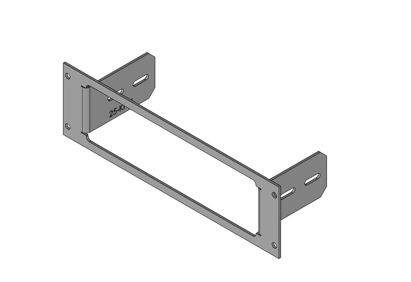 Havis C-EB25-KNX-1P 1-Piece Bracket, 2.5" Mounting Space, Fits Kenwood Radio - Walmart.com