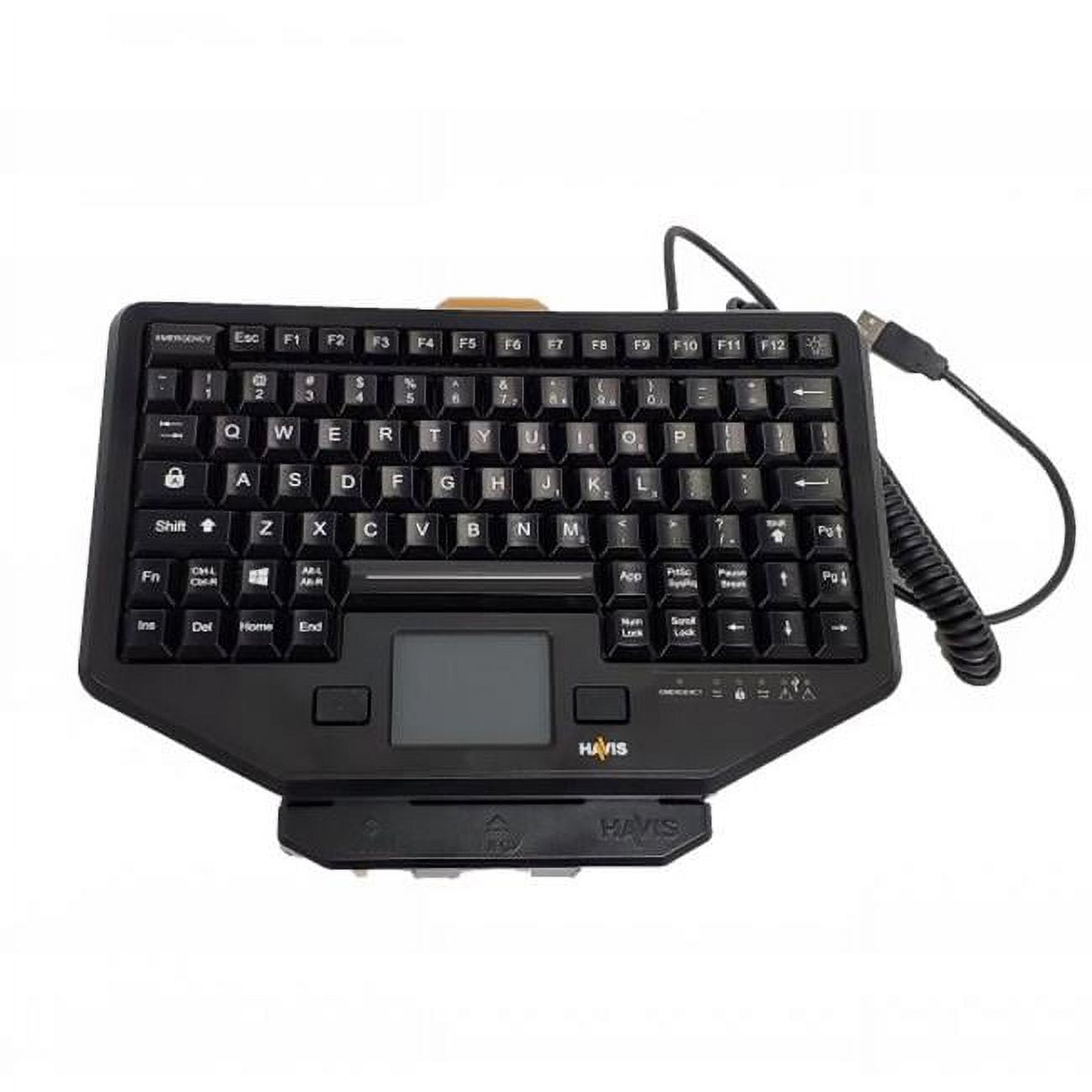 Havis Rugged Chiclet Style Keyboard & Mount Patented System - Walmart.com