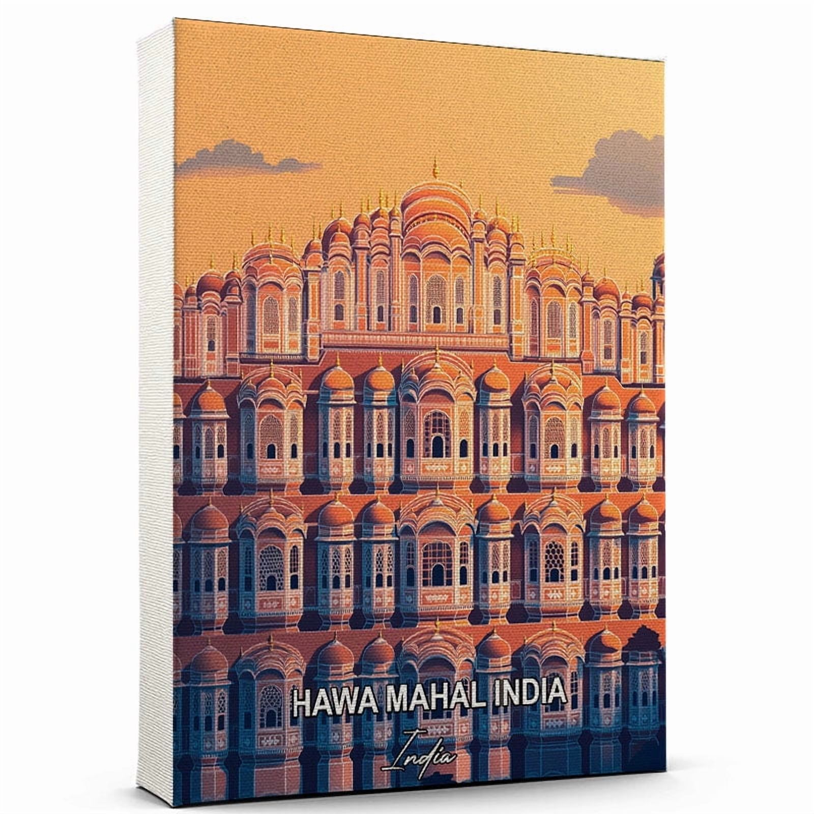 Hawa Mahal India Travel Canvas Wall Art – India Canvas – A Scenic ...