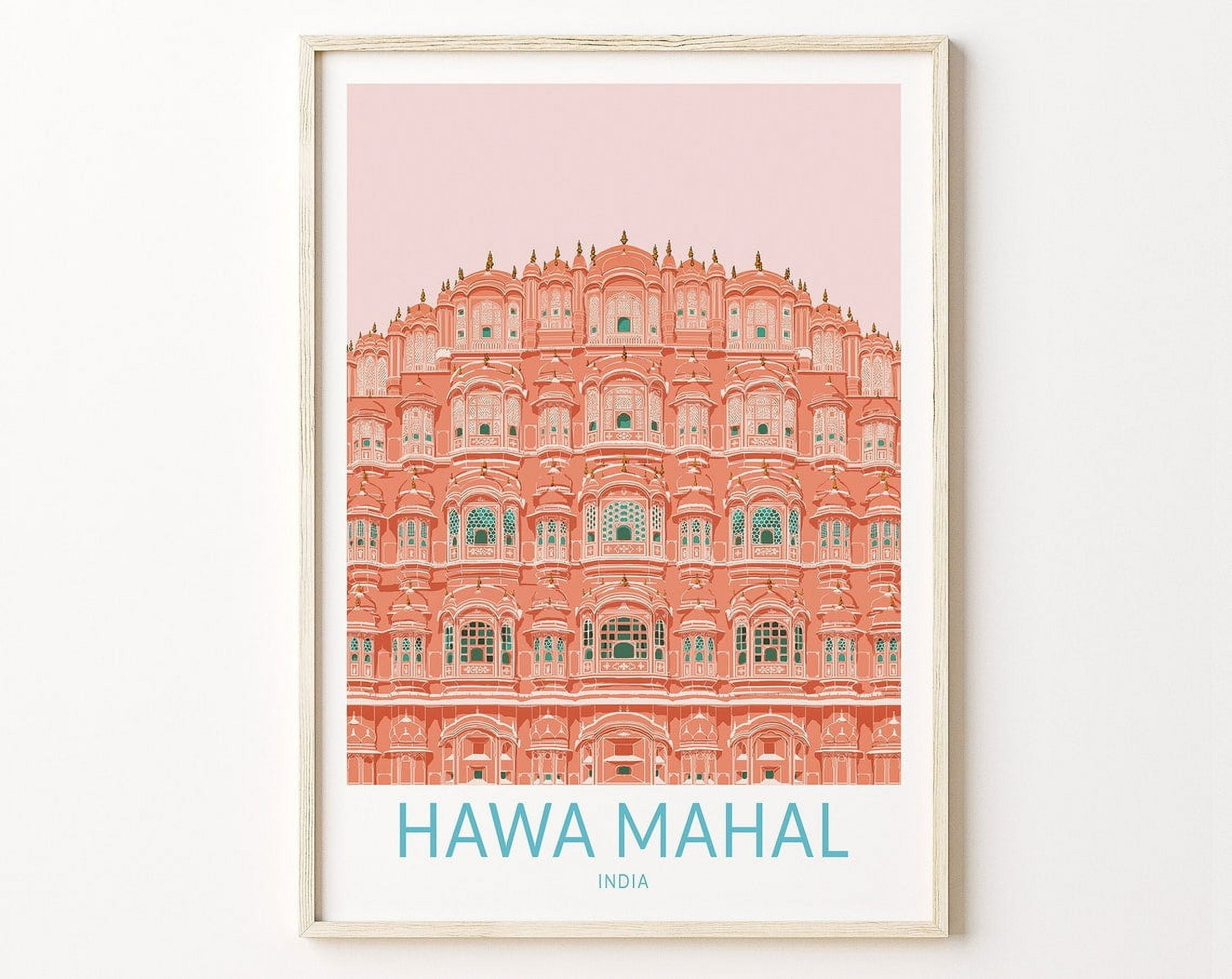 Hawa Mahal India Travel Print, Hawa Mahal Poster Print, Hawa Mahal ...