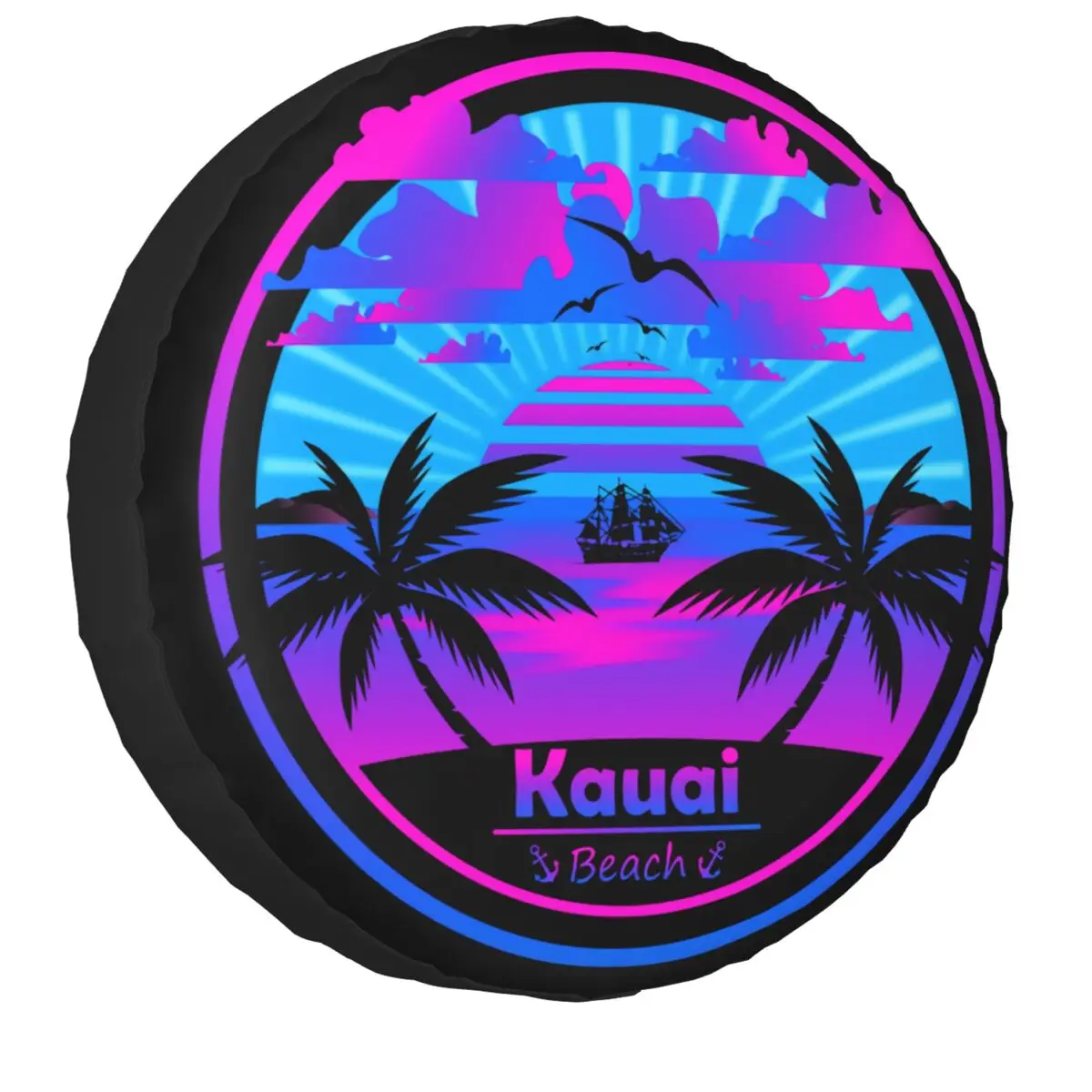 Hawaii Aloha Beach Spare Wheel Cover Universal for 4x4 SUV Custom ...