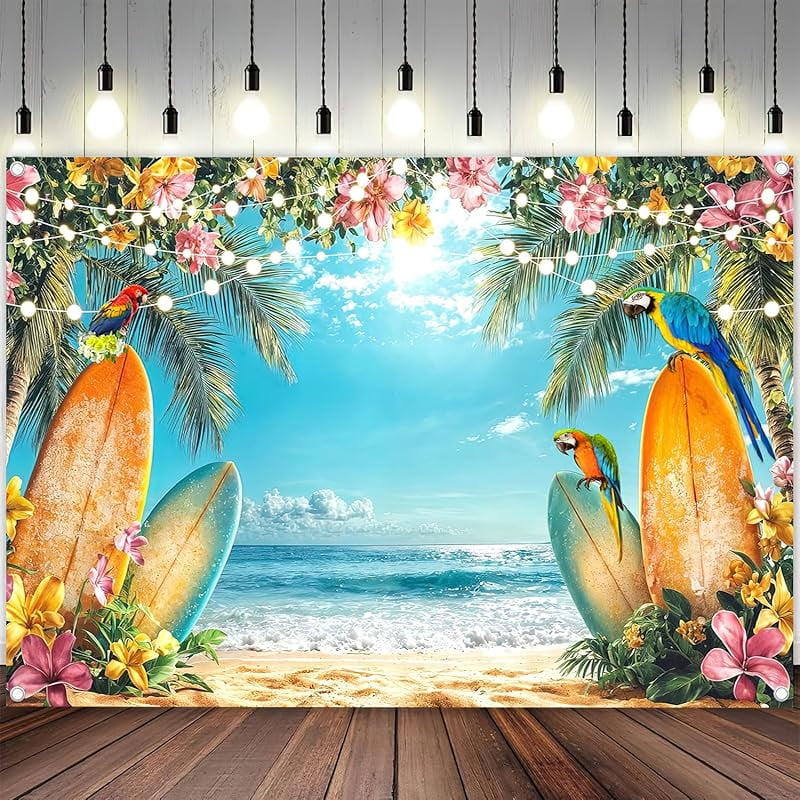 Hawaii Beach Backdrop Tropical Summer Holiday Photography Background ...
