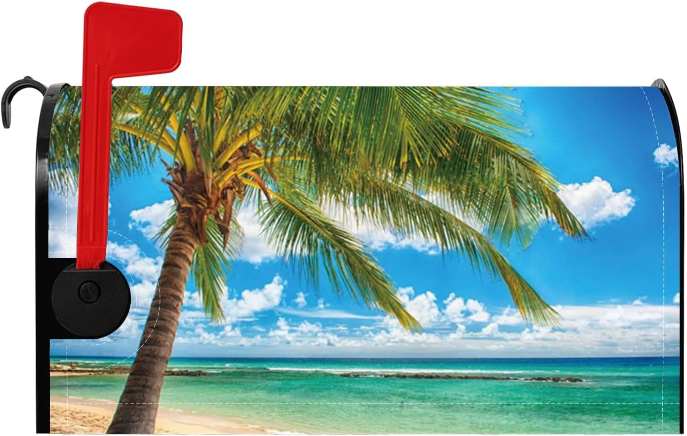 Hawaii Beach Mailbox Cover Coconut Tree Tropical Plant Floral Sky ...