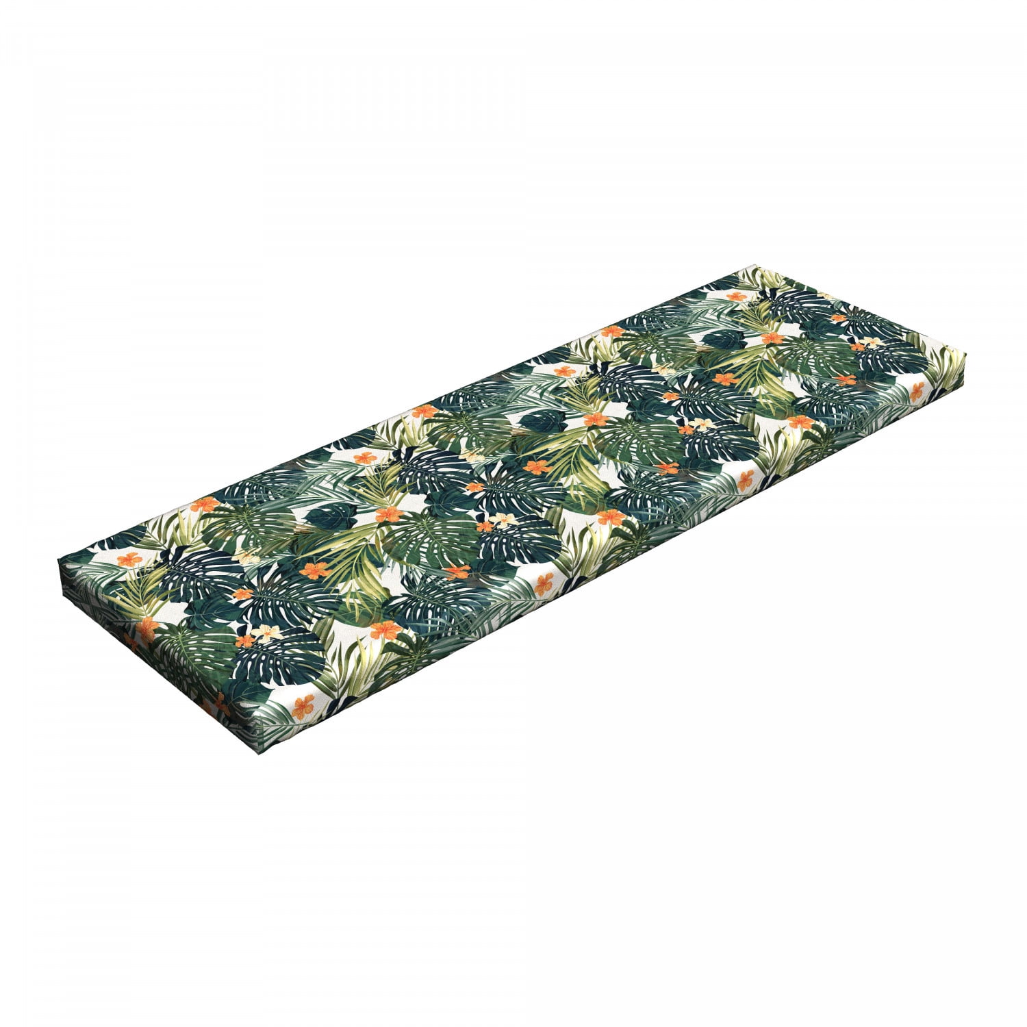 Hawaii Bench Pad, Tropical Summer Season Foliage Composition with ...