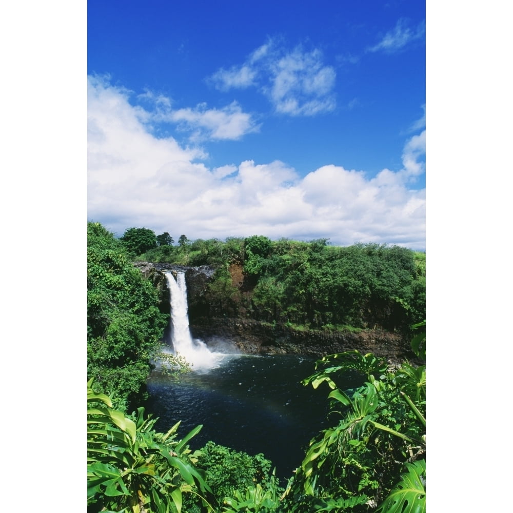 Hawaii Big Island Hilo Wailuku River State Park Rainbow Falls Rainbow ...