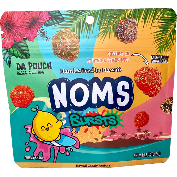 Hawaii Candy Factory | Noms Bursts - Da Pouch | Li Hing Lemon Peel ...