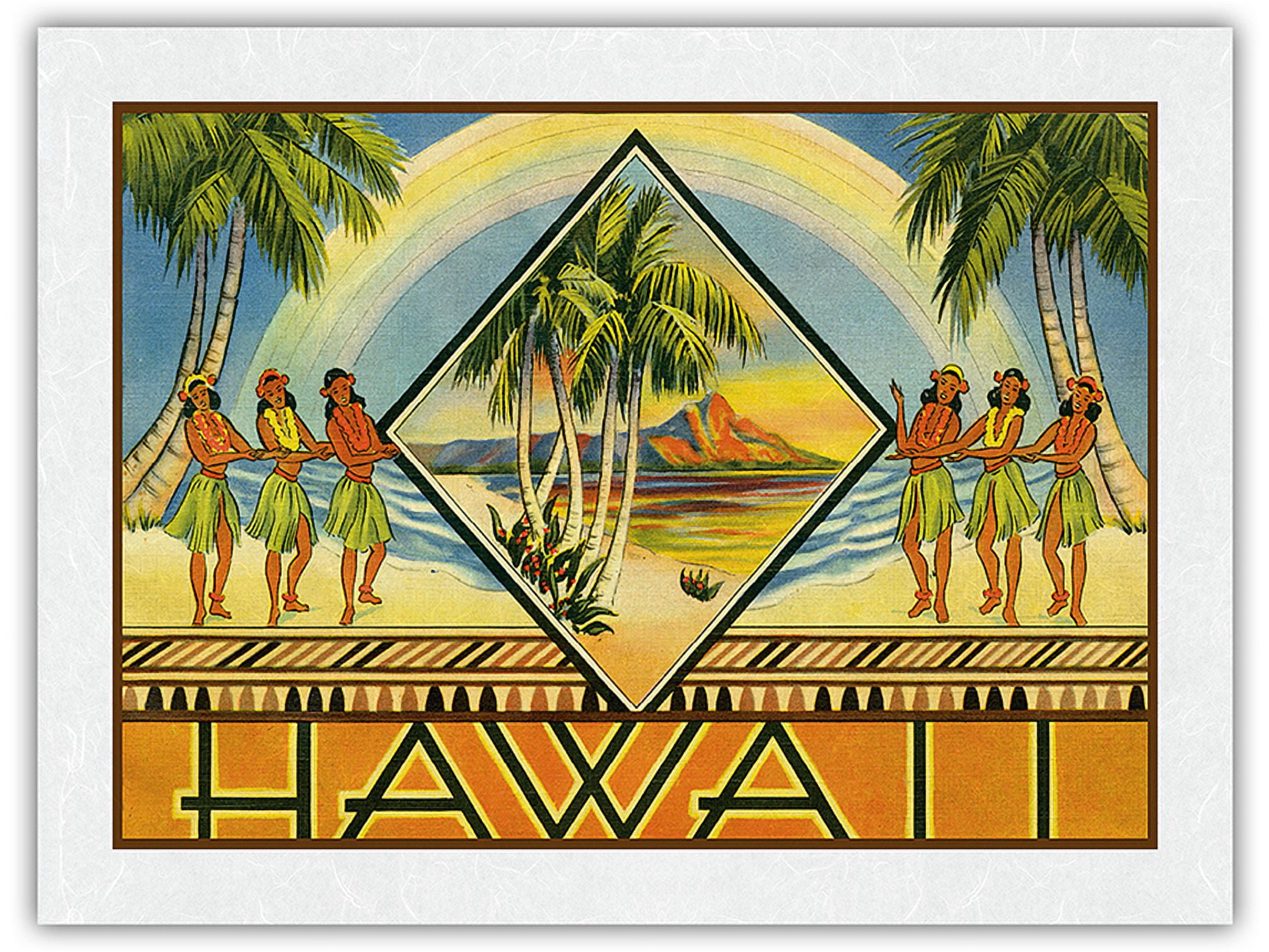 Hawaii - Cover of a Hawaiian Travel Brochure - Vintage Hawaiian Travel ...