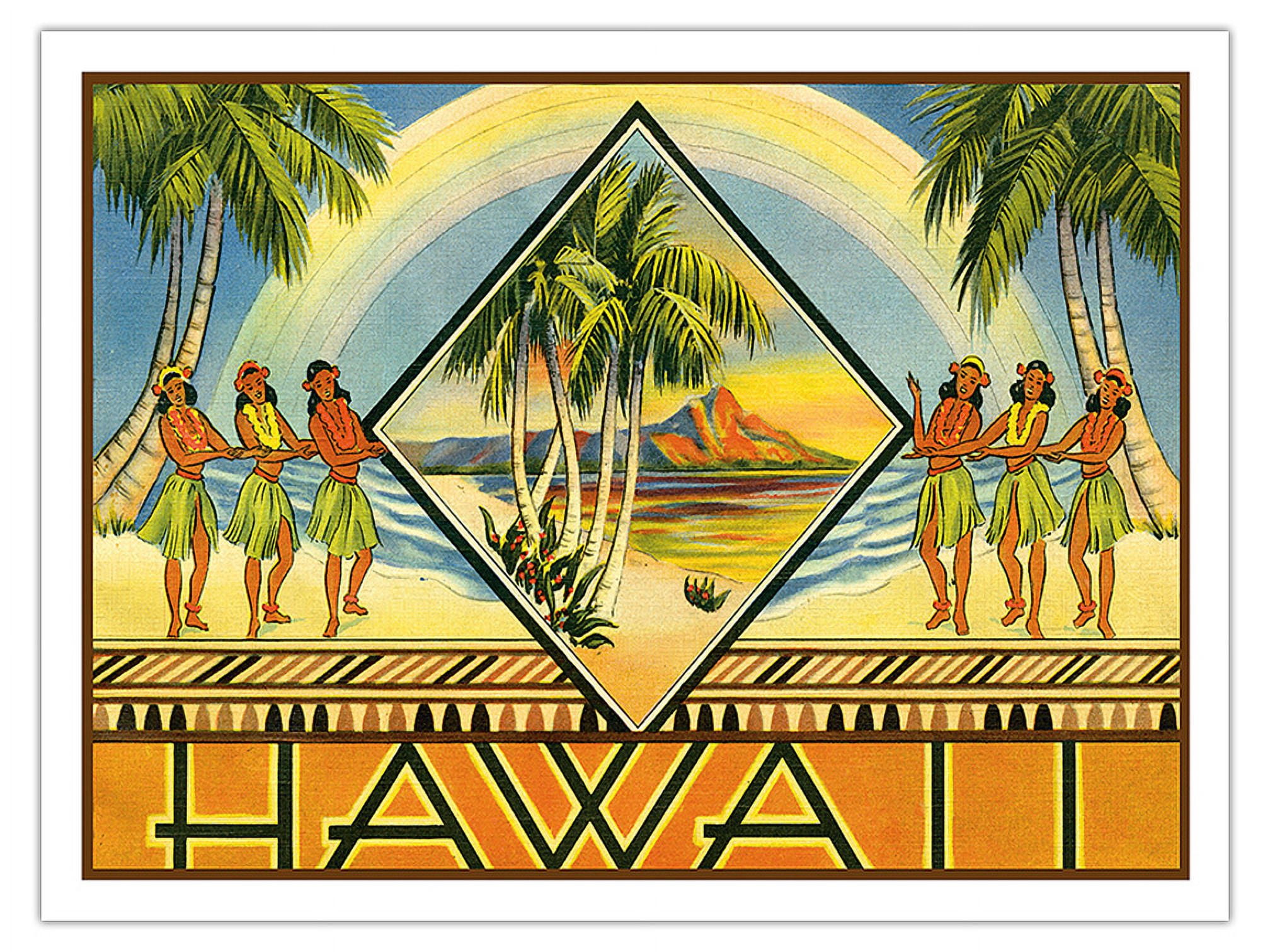 Hawaii - Cover of a Hawaiian Travel Brochure - Vintage Hawaiian Travel ...