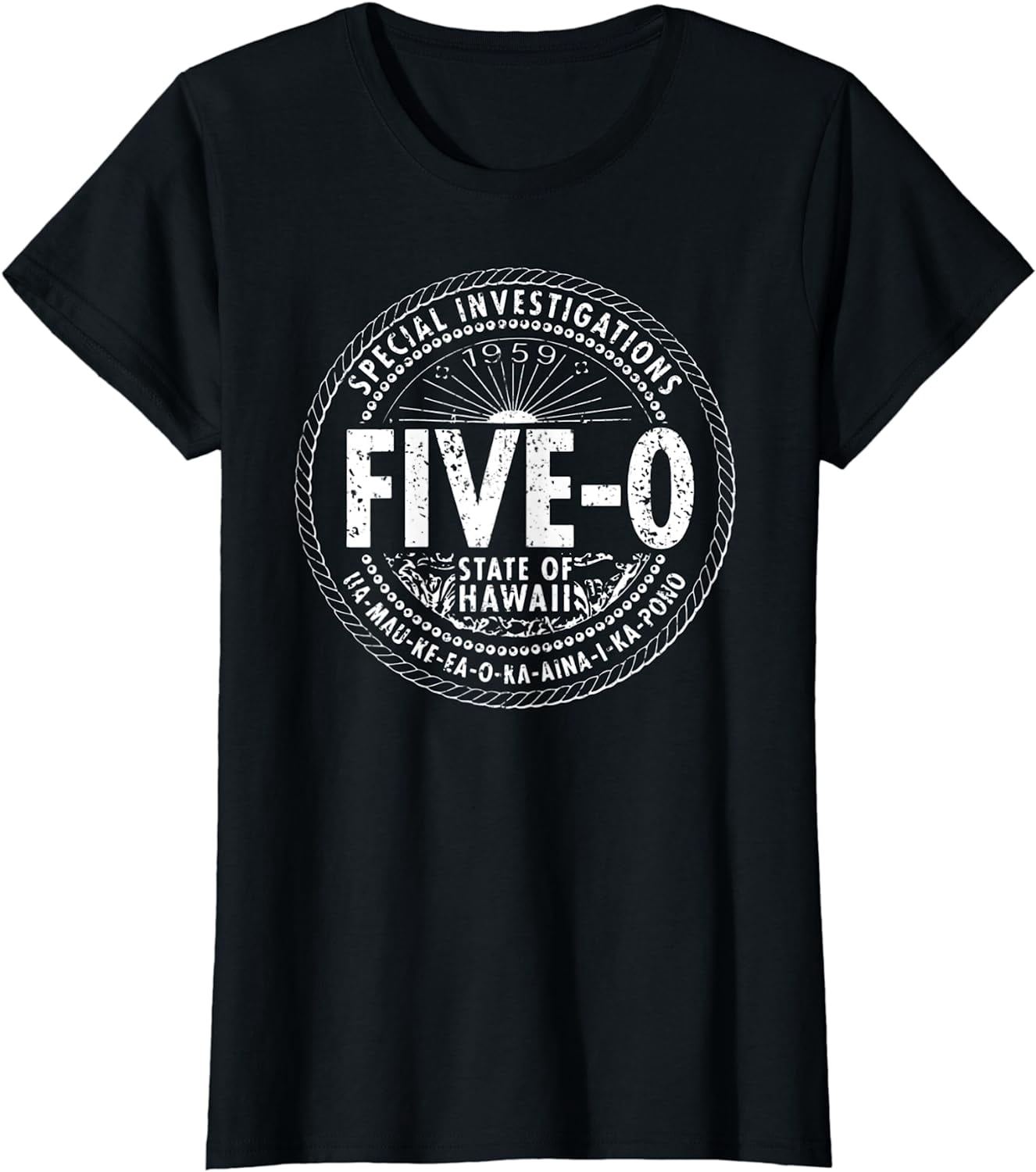 Hawaii Five 0 H50 Hawaii 50s Vintage 1959 T-Shirt - Walmart.com