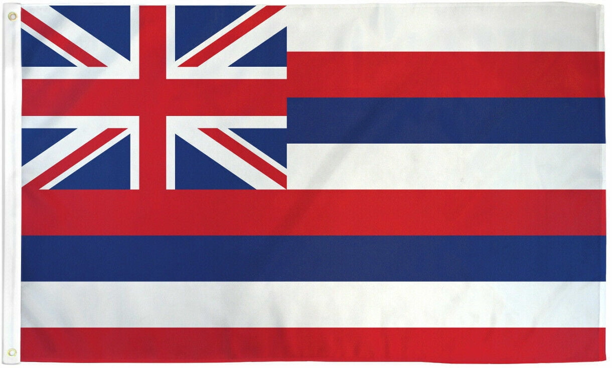 Hawaii Flag 3x5ft Flag of Hawaii Hawaiian Flag 3x5 Hawaii Pride HI ...