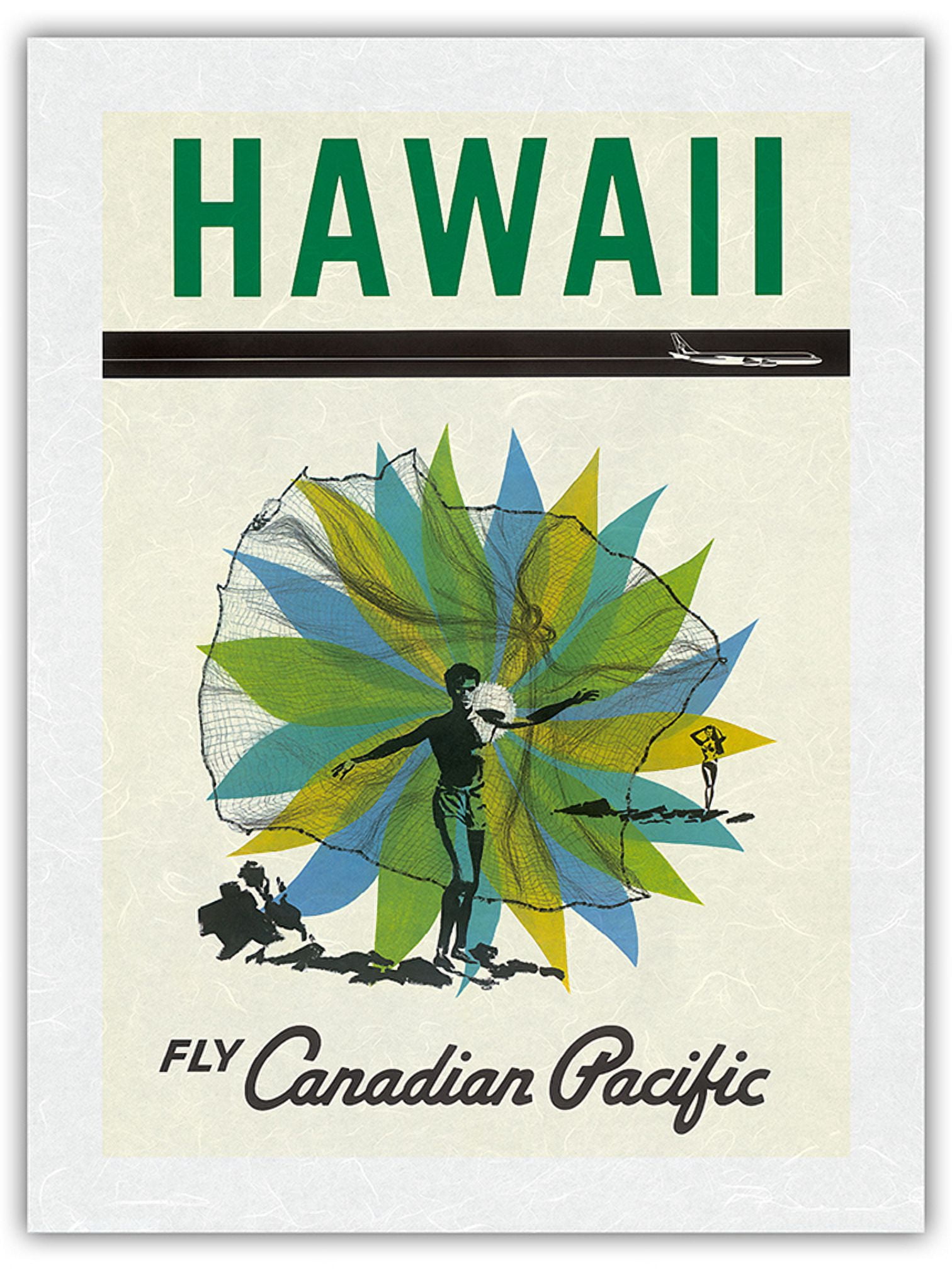 Hawaii - Fly Canadian Pacific Air Lines - Hawaiian Fisherman (Lawaiʻa ...