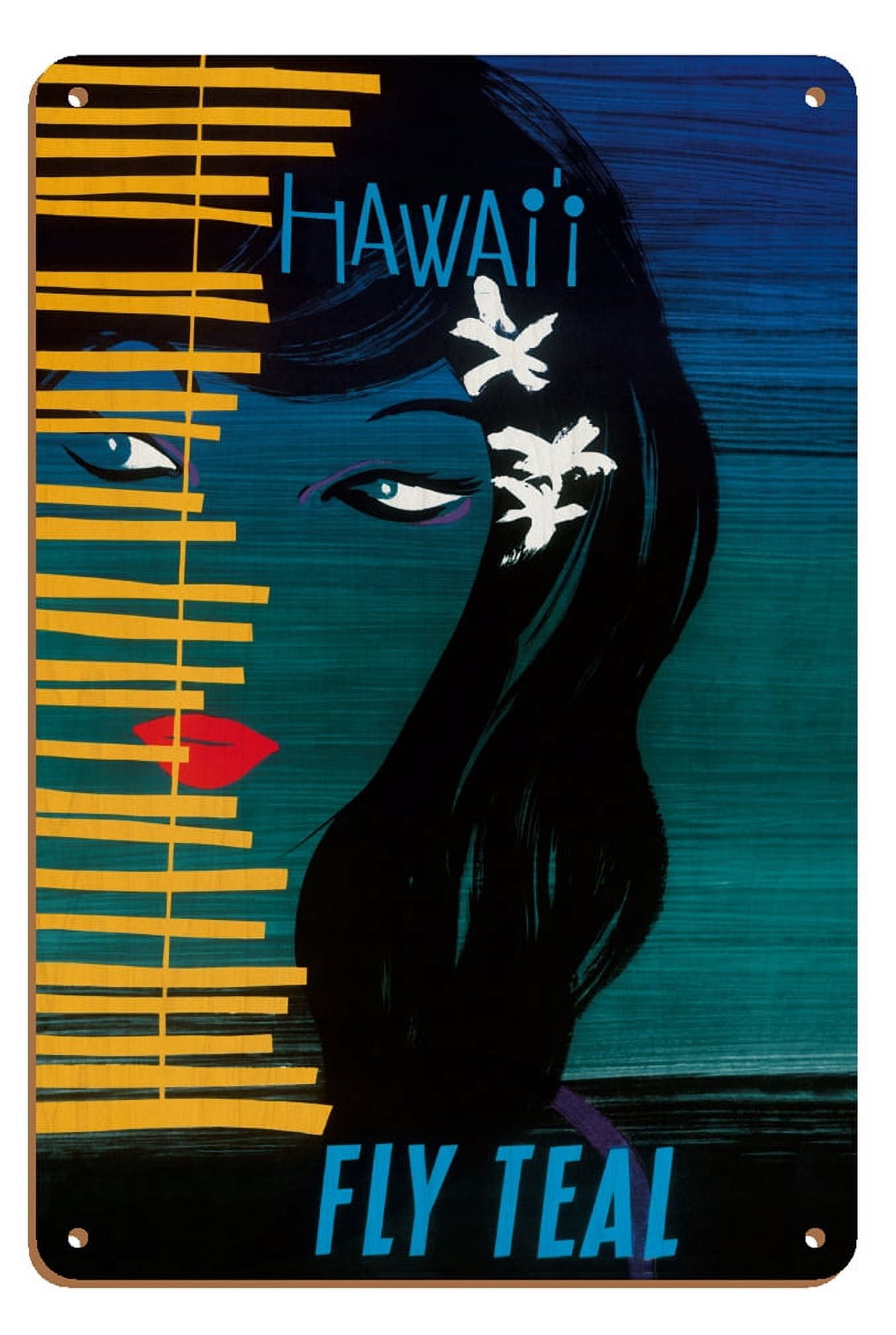 Hawaii - Fly Teal (Tasman Empire Airways Limited) - Wahine (Girl) with ...