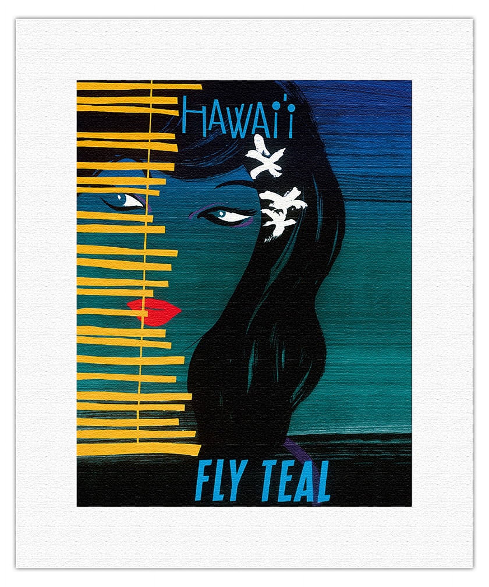 Hawaii - Fly Teal (Tasman Empire Airways Limited) - Wahine (Girl) with ...