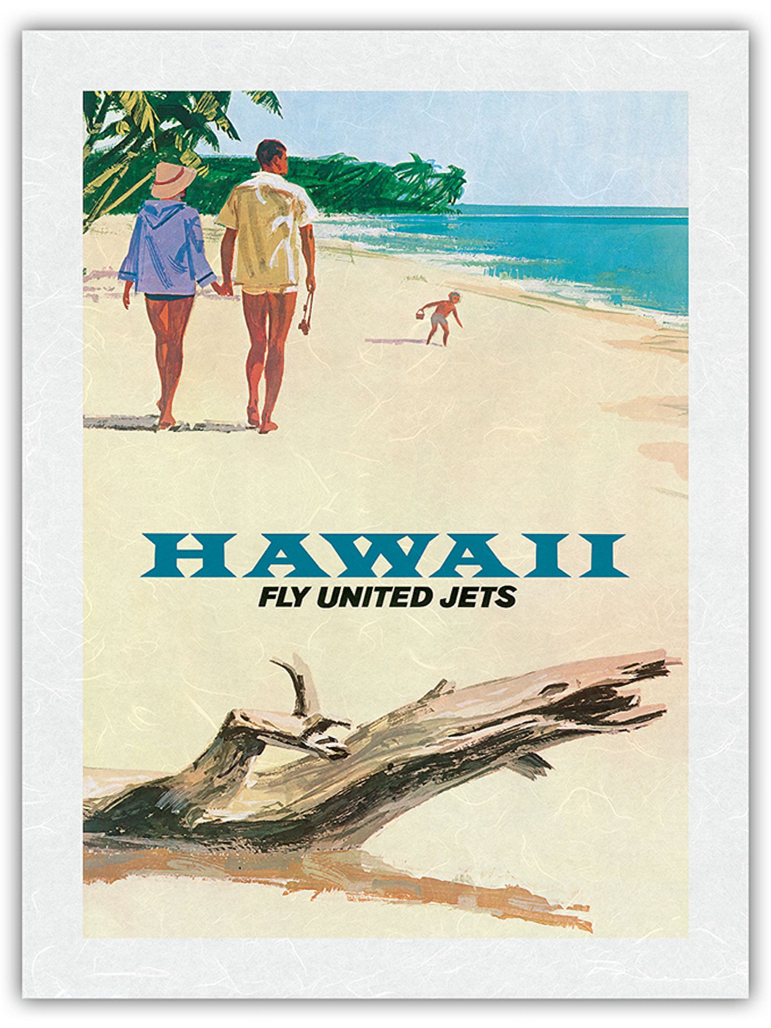 Hawaii - Fly United Jets - United Air Lines - Vintage Airline Travel ...