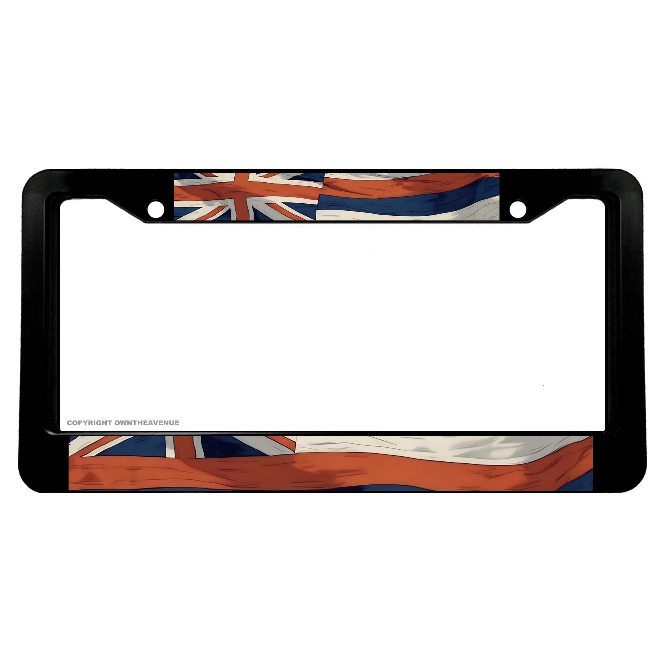 Hawaii HI Wavey Original Vintage Style Flag License Plate Frame ...