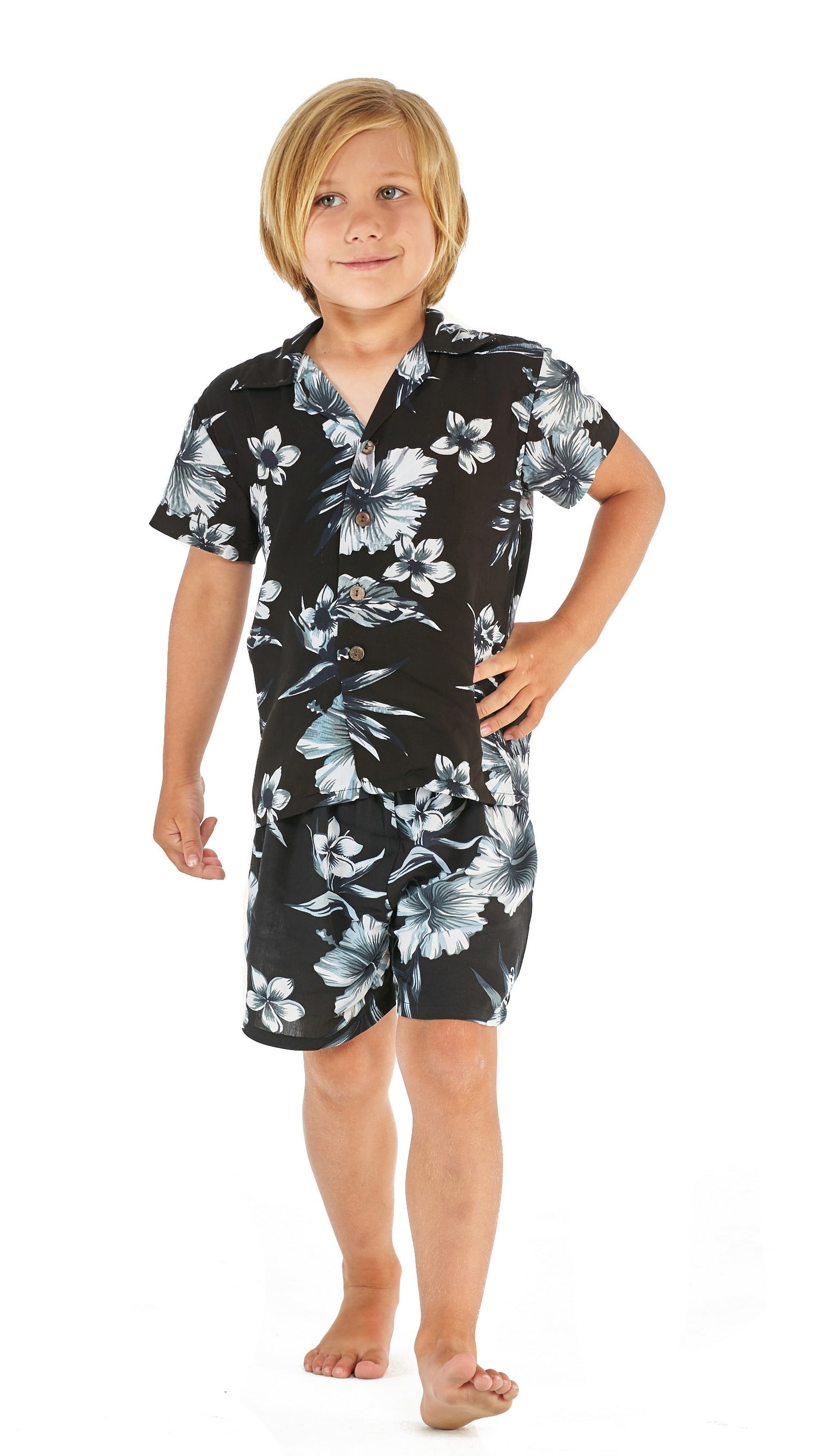 Hawaii Hangover Boy Aloha Luau Shirt Cabana Set in Day Dream Bloom ...