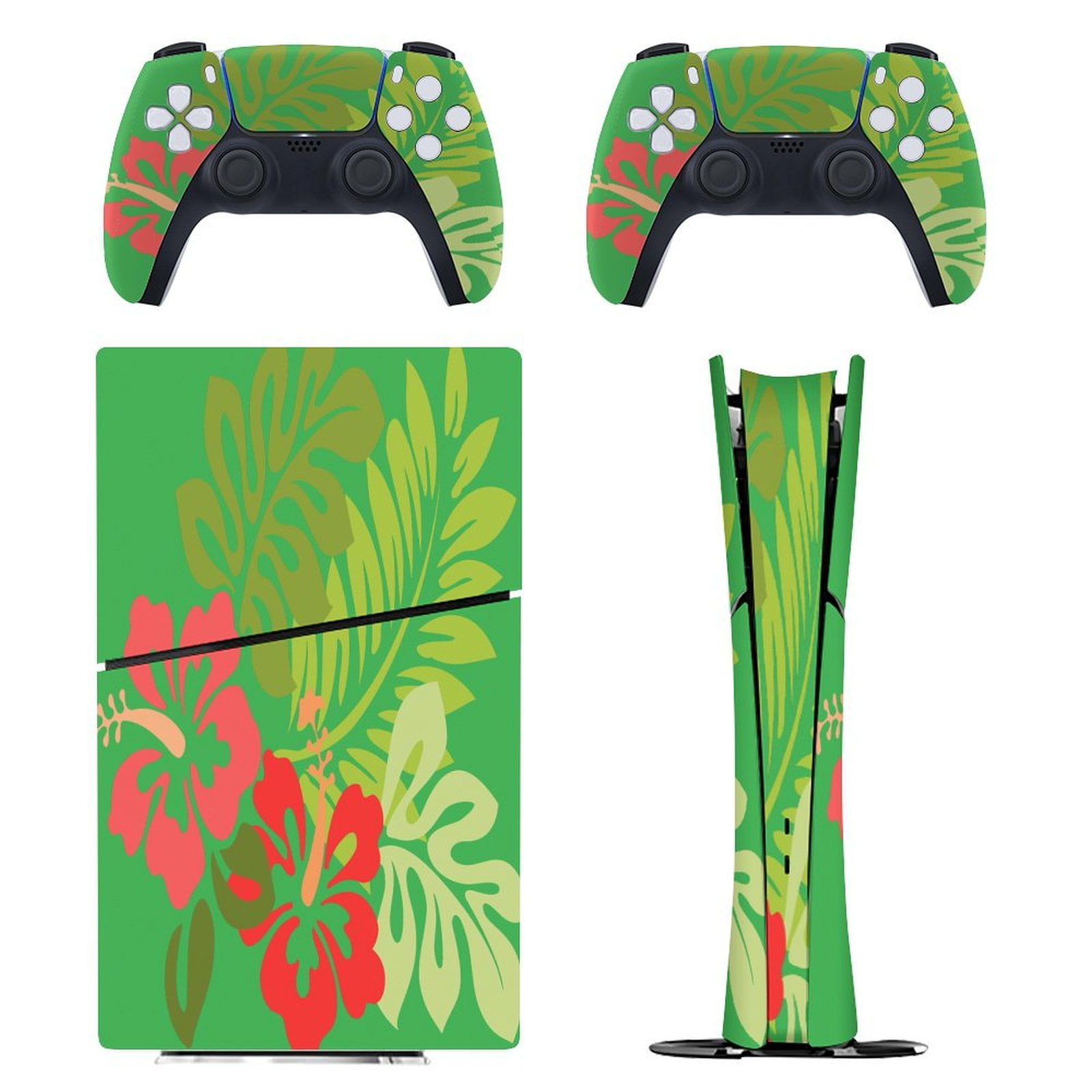 Hawaii, Hibiscus,red PS5/PS5 Slim Digital Disc Skin Sticker For Console ...