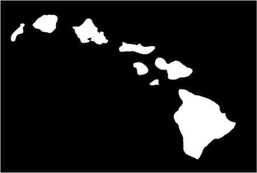 Hawaii Islands Decal Sticker | Hawaiian Islands Decal | 7.5-Inches Wide ...
