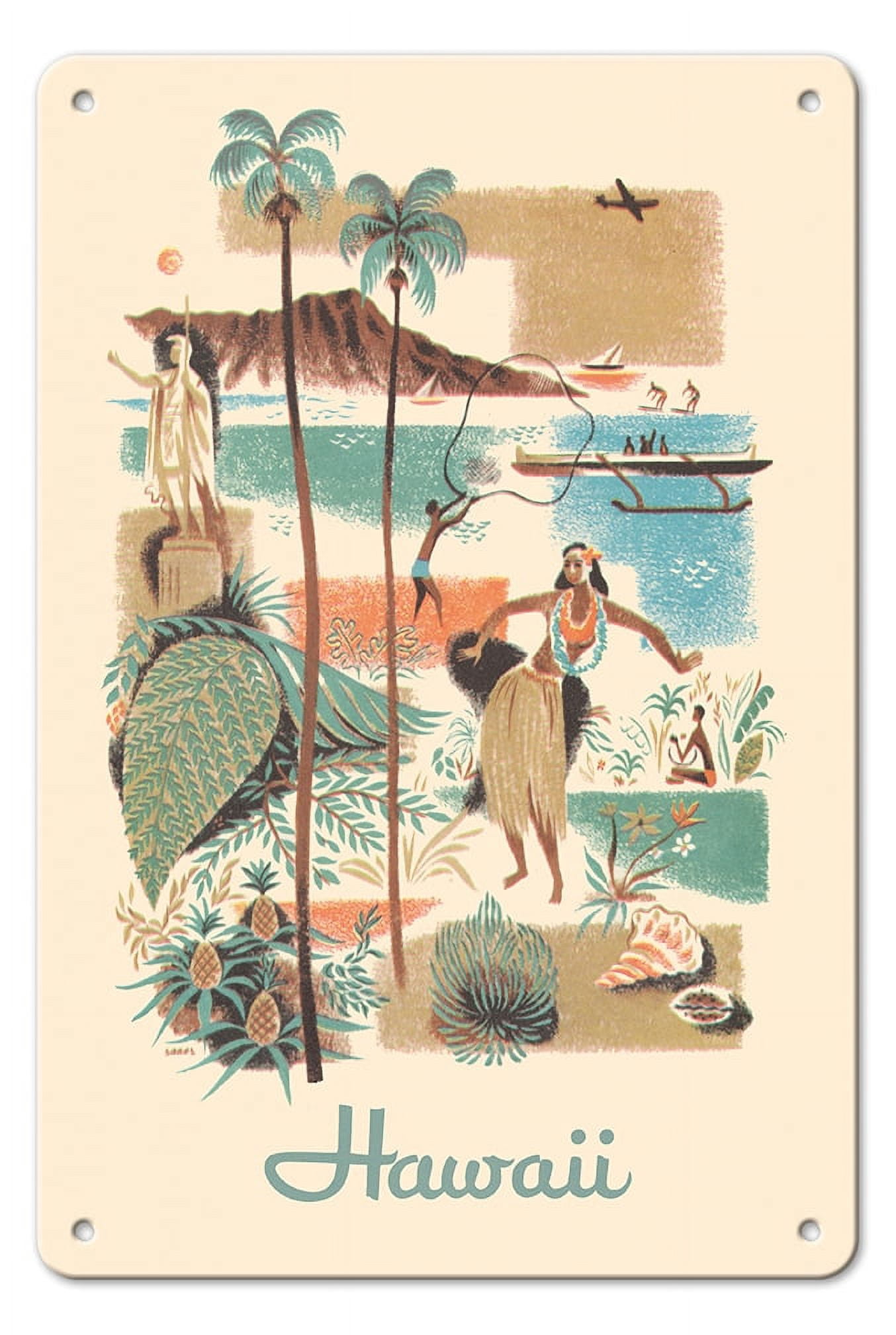 Hawaii - Kamehameha Statue - Hawaiian Hula - Pan American World Airways ...