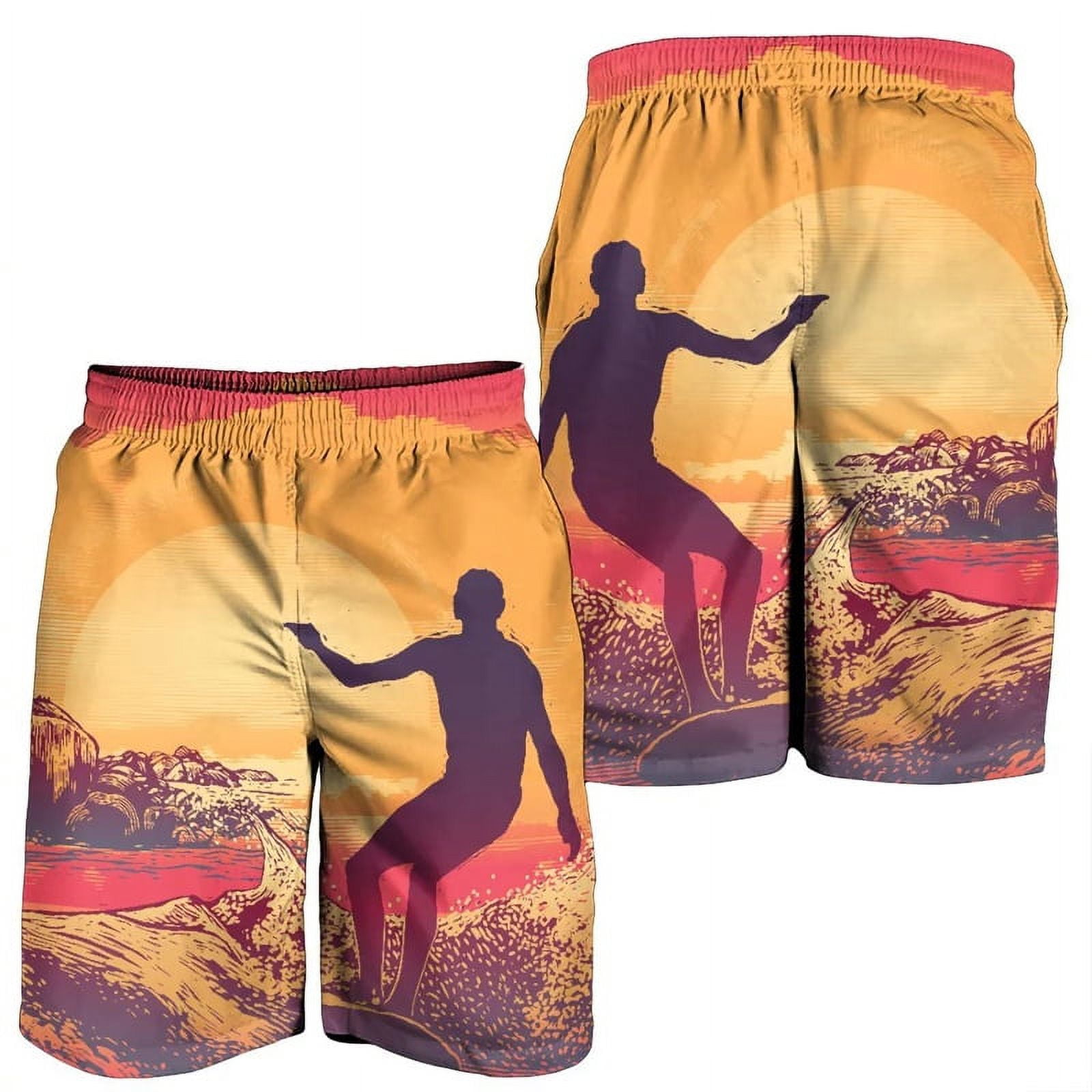 Hawaii Kanaka Maoli Palm Trees Men ShortsTurtle And s Beach Shorts Swim ...