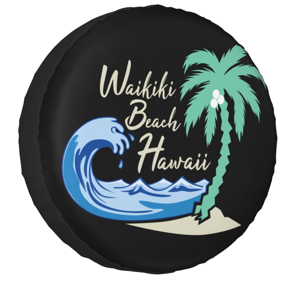 Hawaii Kauai Beach Spare Wheel Cover Universal for Pajero 4WD SUV ...