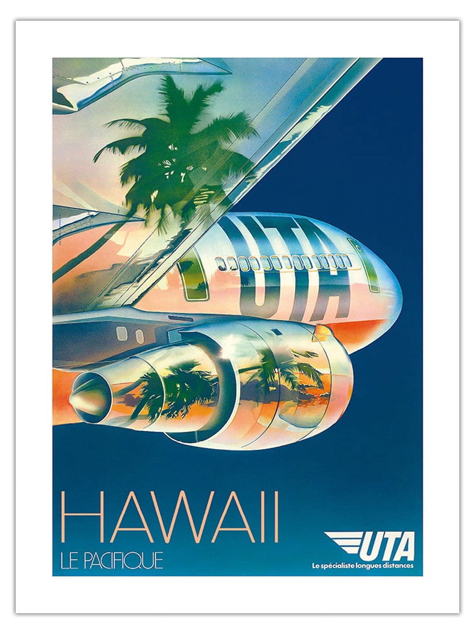 Hawaii Le Pacifique (The Pacific) - Union de Transports Aériens (UTA ...