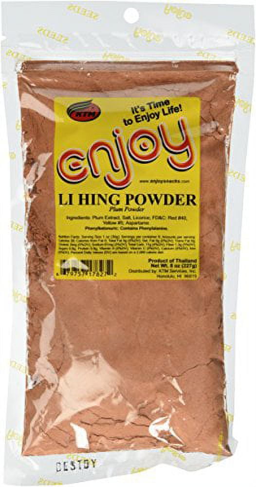 Hawaii Li Hing Mui Powder Two 1/2 Pound Bags - Walmart.com