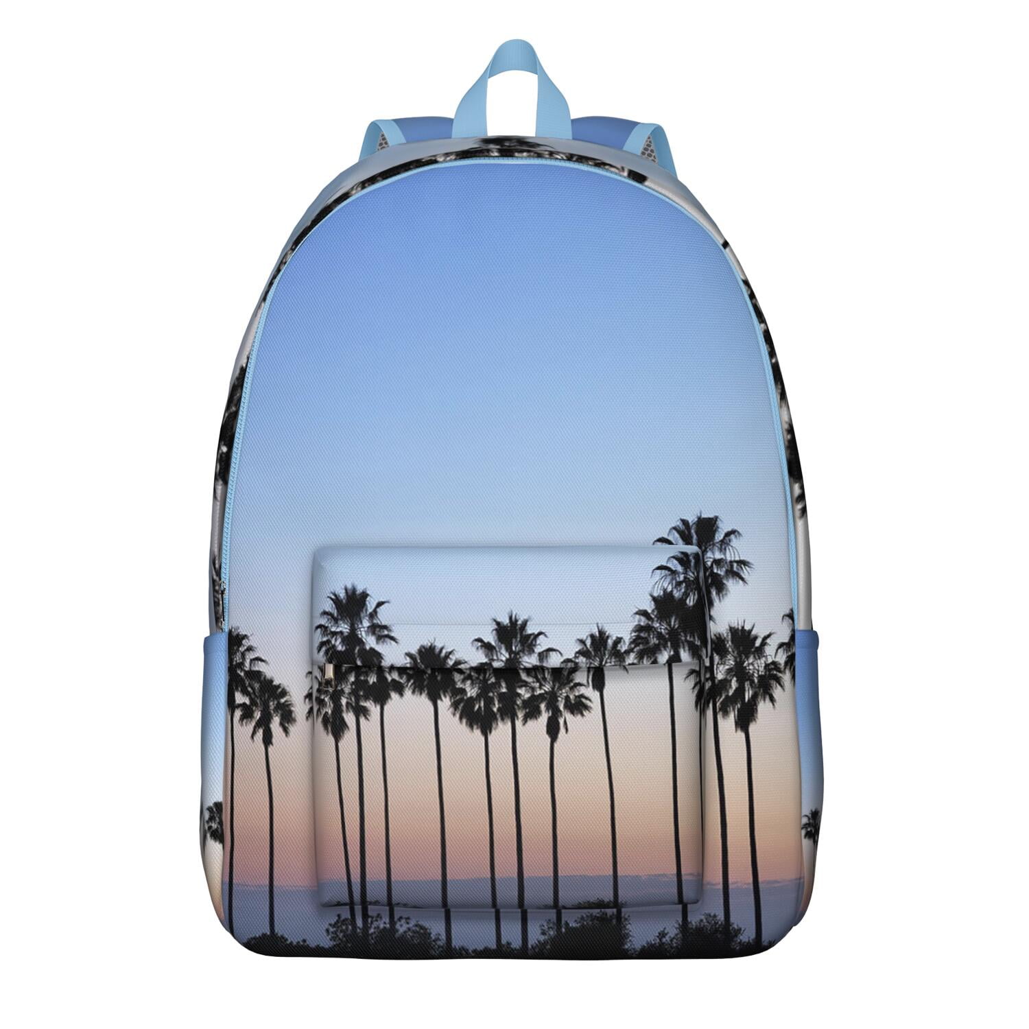 Hawaii Palm Tree Backpack, Summer Beach Palm Trees School Bag with ...