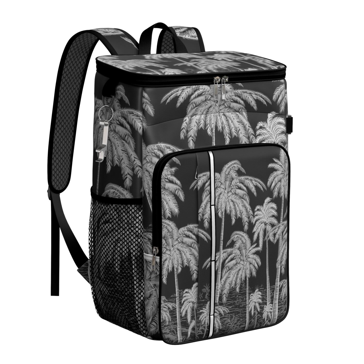 Hawaii Palm Tree Insulated Cooler Backpack, Waterproof Leak Proof Lunch ...